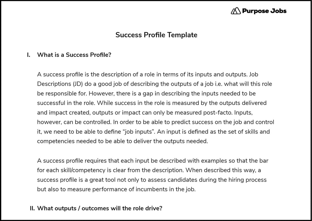Recruiting Tools: What is a Success Profile & How to Use One
